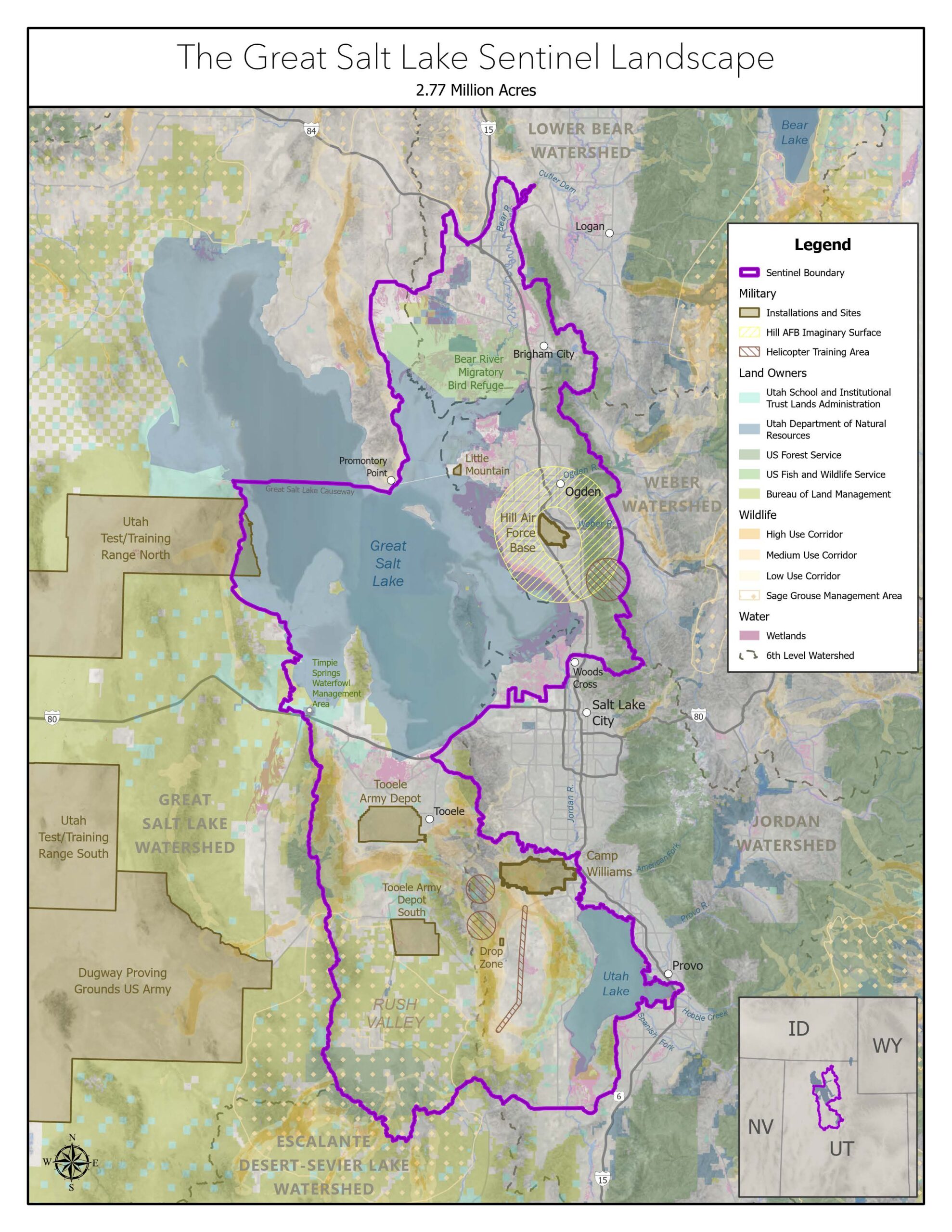 Great Salt Lake Sentinel Landscape | Utah Department of Veterans and ...